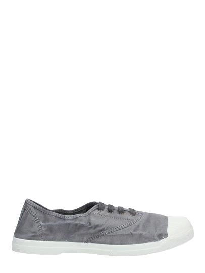 NATURAL WORLD Organic Cotton Faded Low-top Sneakers - Grey