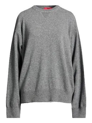 ANIYE BY Ribbed Crewneck Sweater In Polyamide, Wool, Viscose, Cashmere, And Elastane - Grey