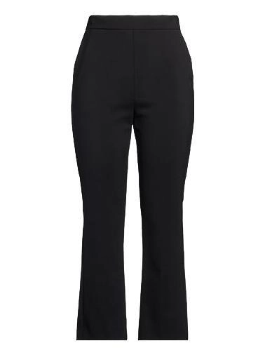 Max Mara Virgin Wool Blend Tapered Pants - Black