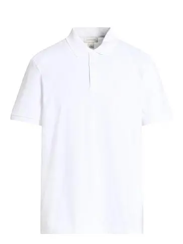 Calvin Klein Polo Shirt Size Cotton, Polyester - White