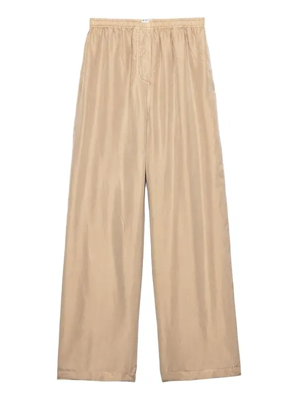 Prada Silk Pants - Limestone
