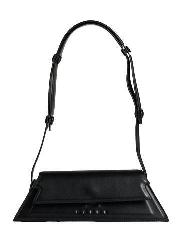 Marni Leather Shoulder Bag - Black