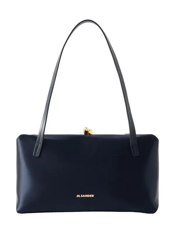 JIL SANDER Goji Pillow Satin Shoulder Bag - Blue