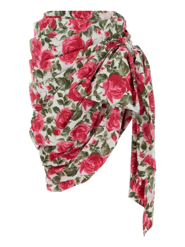 Chloé Printed Poplin Skirt - Multicolor