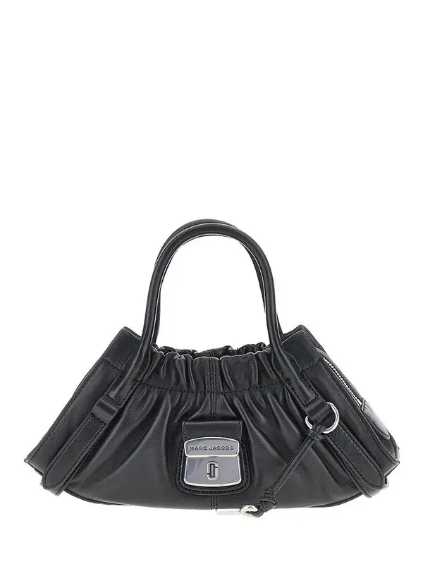 Marc Jacobs Cristina Satchel Nappa Leather Bag - Black