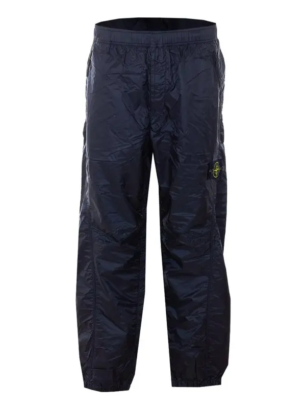 Stone Island Logo Track Pants - Blue