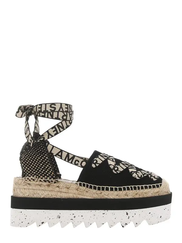 Stella McCartney Gaia Organic Canvas Espadrilles - Multicolor