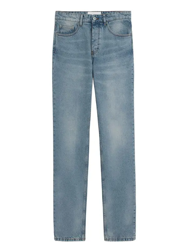 AMI Paris Classic Fit Cotton Jeans - Blue