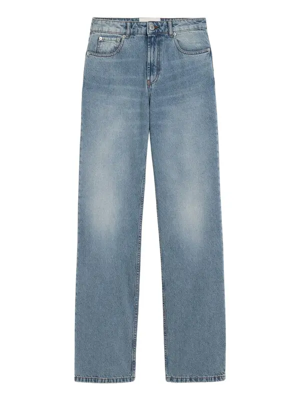AMI Paris Large-fit Cotton Jeans - Blue