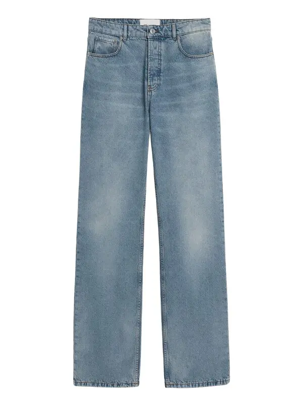 AMI Paris Large-fit Cotton Jeans - Blue