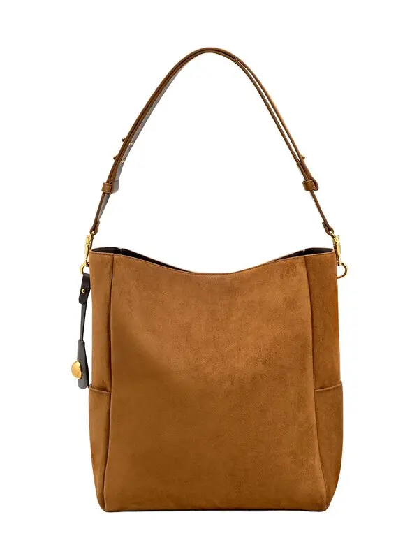AMI Paris Carrousel Bucket Bag - Hazelnut