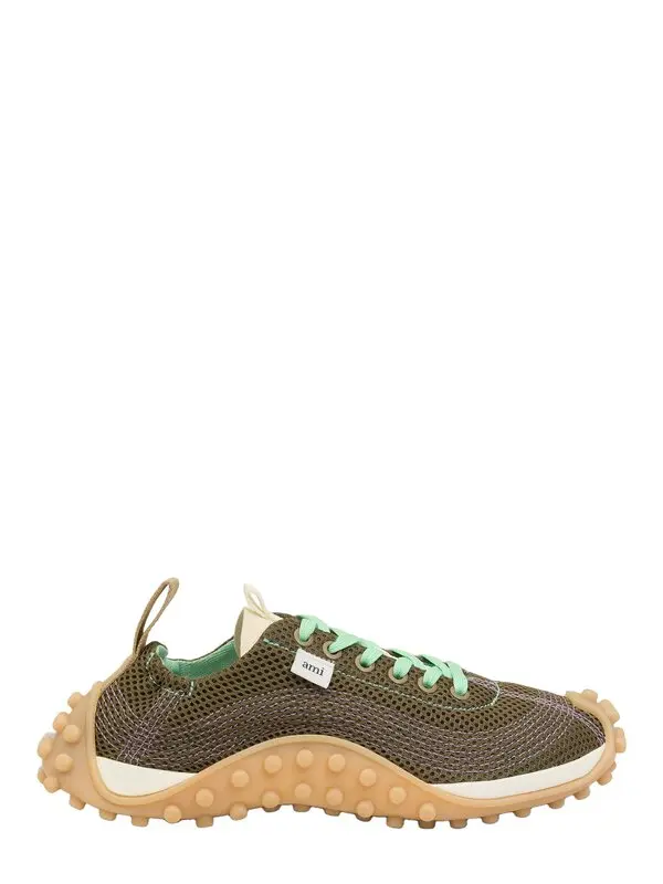 AMI Paris Mesh Mirage Sneakers - Bronze