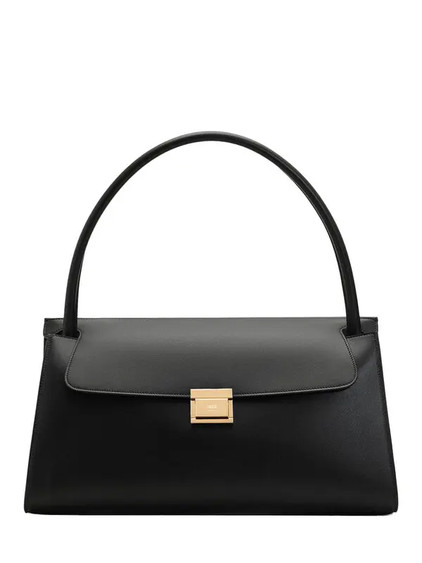 AMI Paris Mimi Bag In Cow Leather - Black