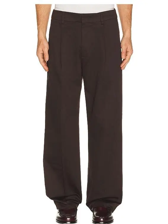 Nn07 Kay Pant 1420 - Deep Truffle