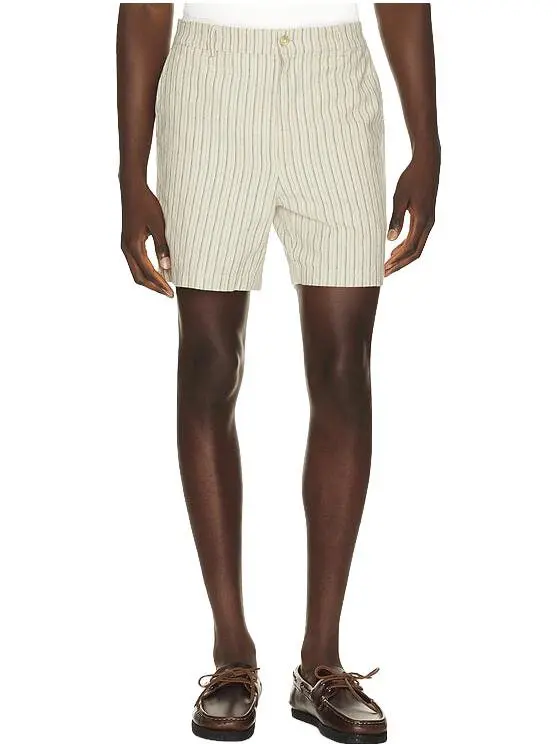 Rails Wilson Short - Ecru Multi Stripe