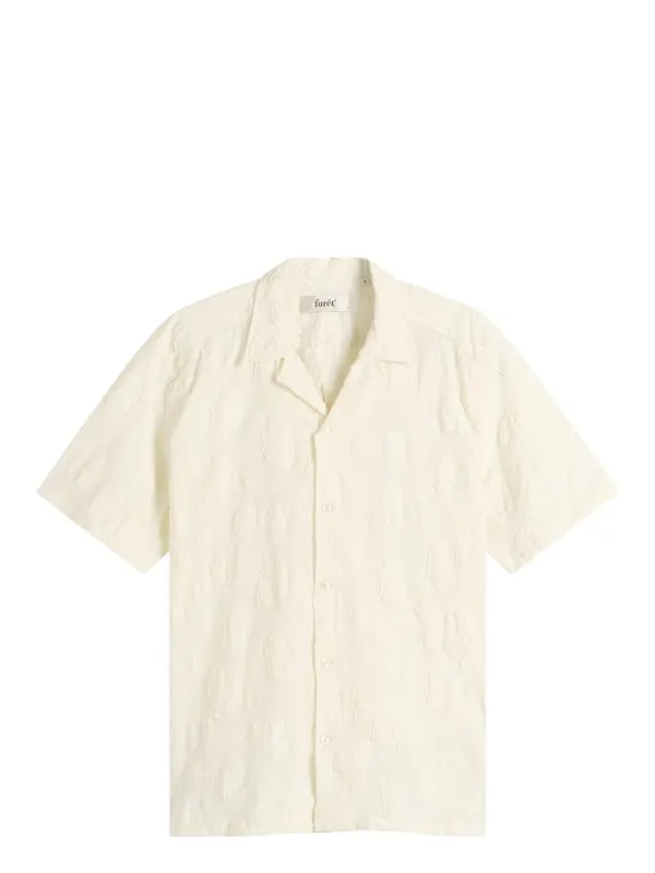FORET Peer Jacquard Shirt - Cloud