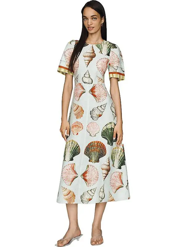 Hunter Bell Casey Dress - Somers Shell Mint