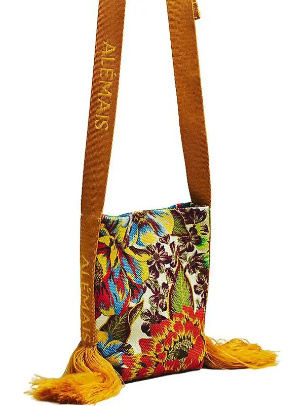 ALEMAIS Charlie Mini Crossbody Bag - Yellow Pattern