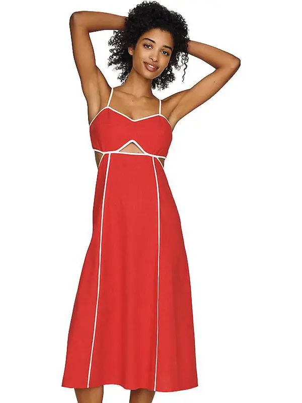 LOST + WANDER Saffron Dress - Red