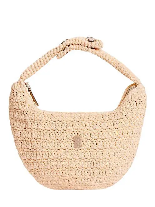 Sandro Crochet Mini Bag - Ecru