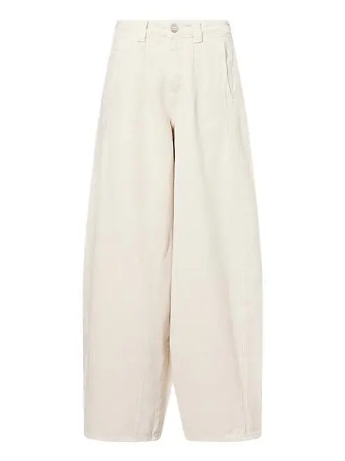 DAMSON MADDER Barrel-leg Denim Jeans - Stone