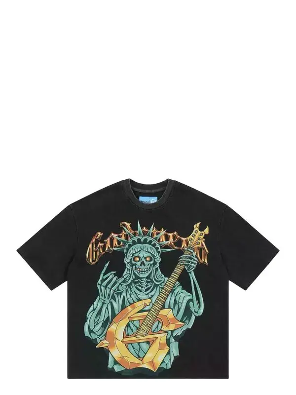 GODSPEED Liberty Rock Short-sleeve T-shirt - Black