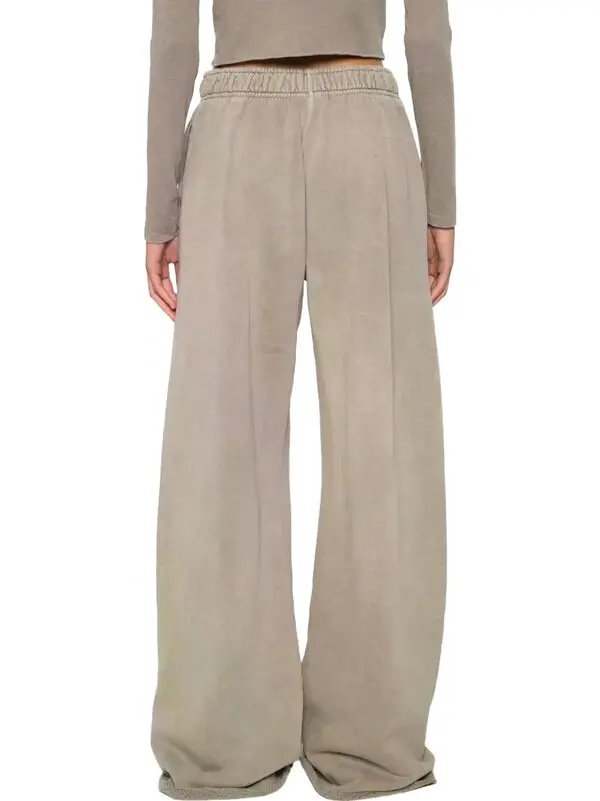 SLVRLAKE Wide-leg Cotton Jersey Trousers - Grey