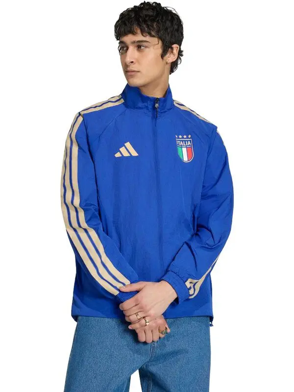 Adidas Italy Home Anthem Track Jacket - Bold Blue