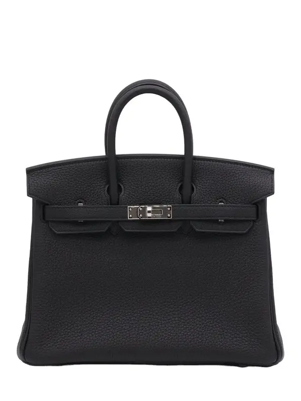 Hermès Togo Leather Palladium Hardware Birkin - Black