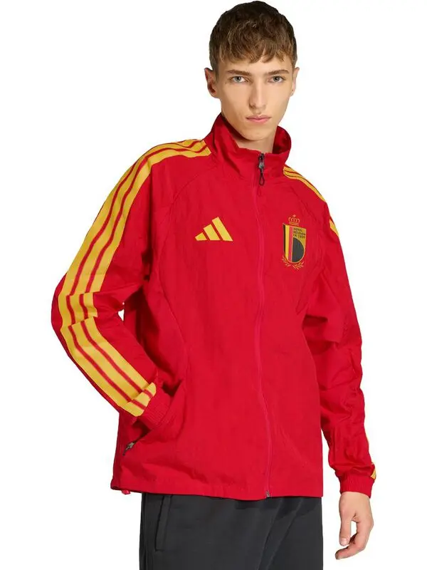 Adidas Belgium Home Anthem Track Jacket - Red