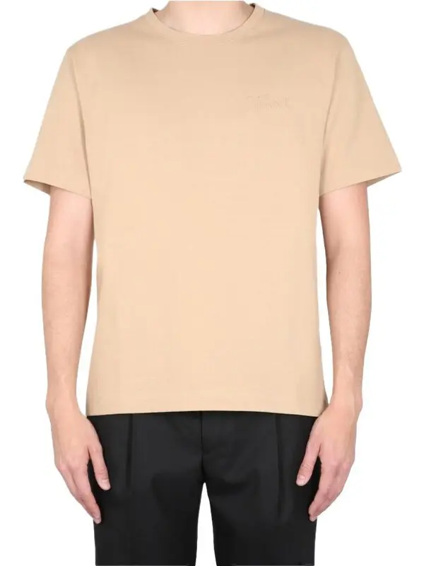SUNFLOWER Crew Neck Short-sleeved T-shirt - Nude