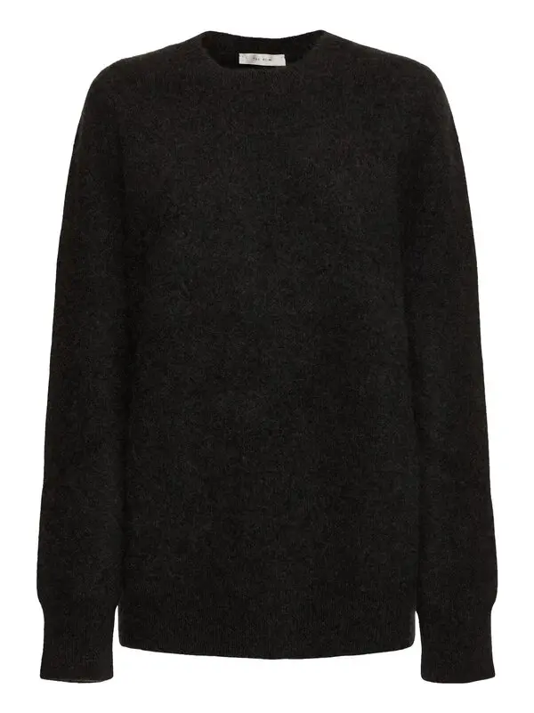 THE ROW Round Neck Sweater - Black