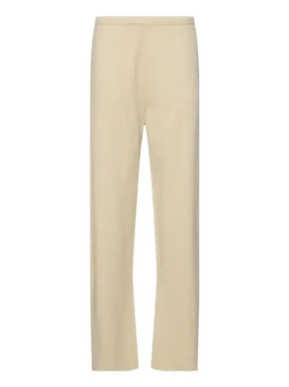 Extreme Cashmere Elastic Waist Casual Pants - Nude