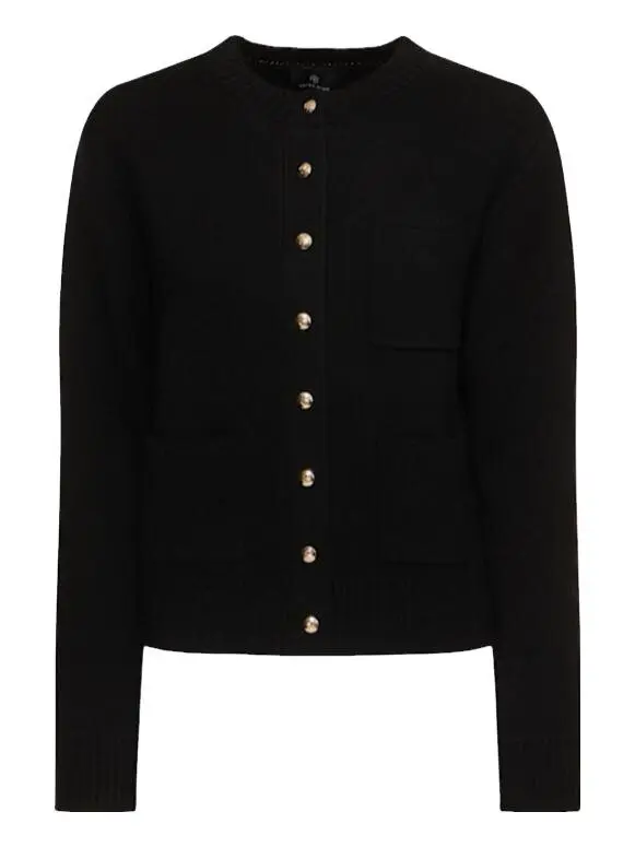 ANINE BING Cardigan With Button Detailing - Black