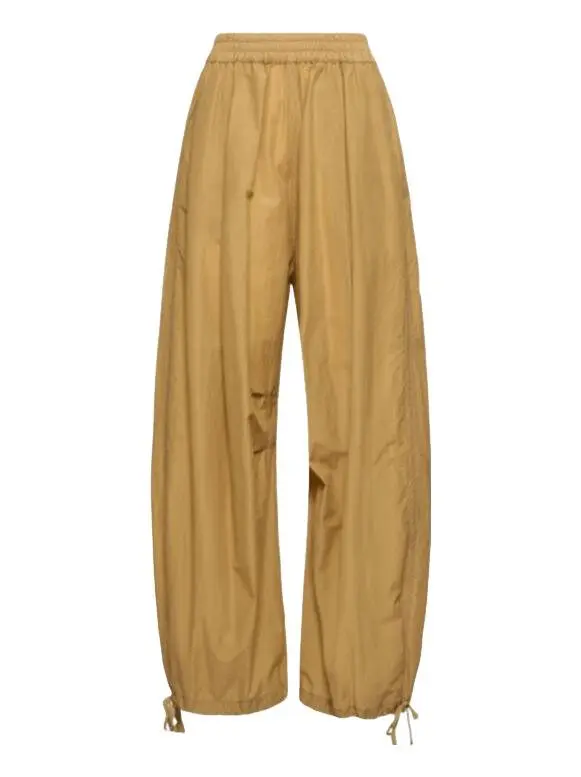 Philosophy Di Lorenzo Serafini Elastic Waist Casual Pants With Drawstring Hem - Green