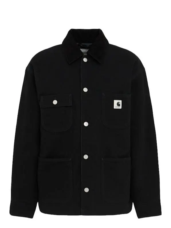 Carhartt Work In Progress Long-sleeved Collared Jacket - Black