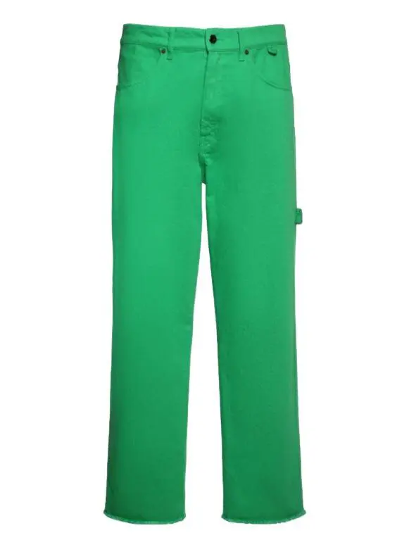 DARKPARK John Dyed Drill Cotton Carpenter Pants - Green