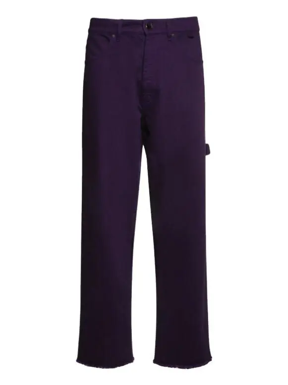 DARKPARK John Dyed Drill Cotton Carpenter Pants - Black