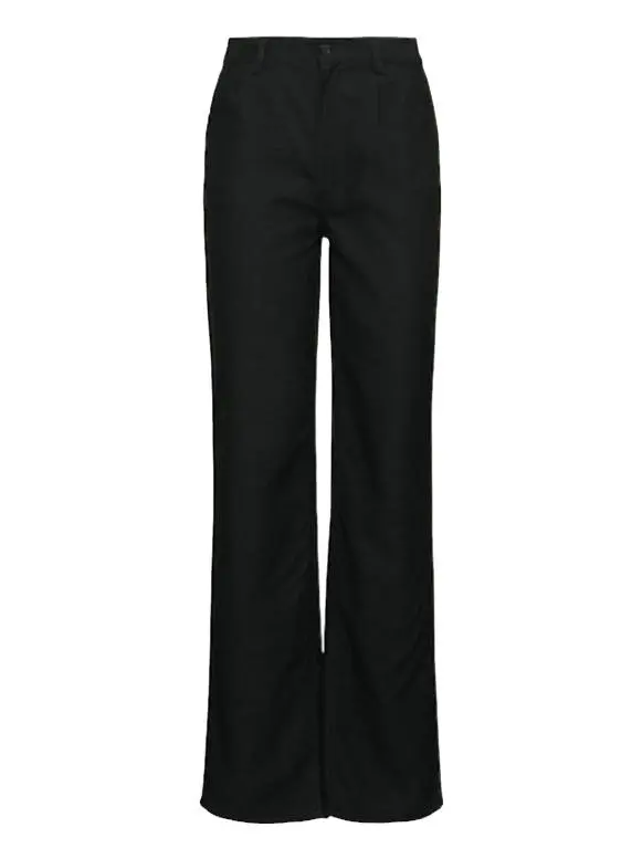 Loulou De Saison Casual Pants With Belt Loops - Black