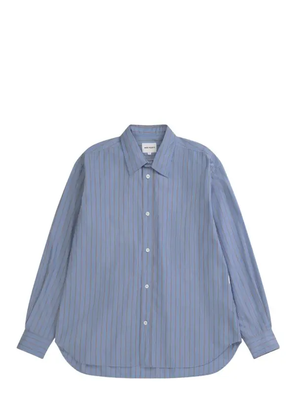 Norse Projects Striped Shirt - Blue