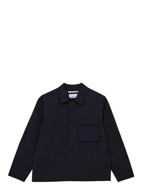 Norse Projects Collared Casual Jacket - Black