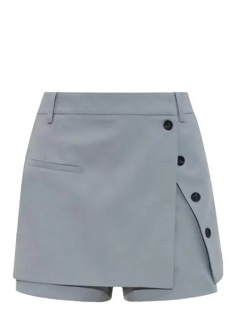IRO PARIS Belt Loop Shorts - Gray