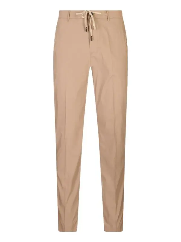 Peserico Drawstring Poplin Track Trousers - Nude