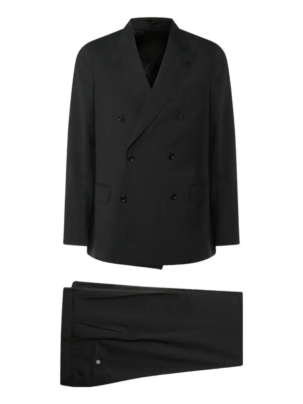 LARDINI Double-breasted Suit - Grey