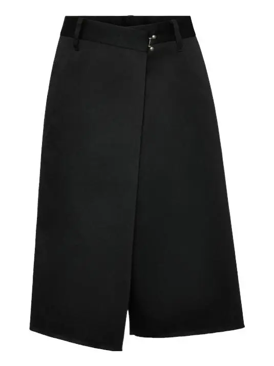 MAISON MARGIELA Raw Hem Bermuda Shorts - Black