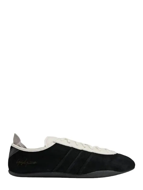 Y3 Tokyo Suede Lace-up Sneakers - Black/black/off-white