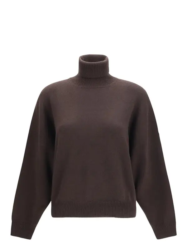 Brunello Cucinelli Cashmere Turtleneck Sweater - Black