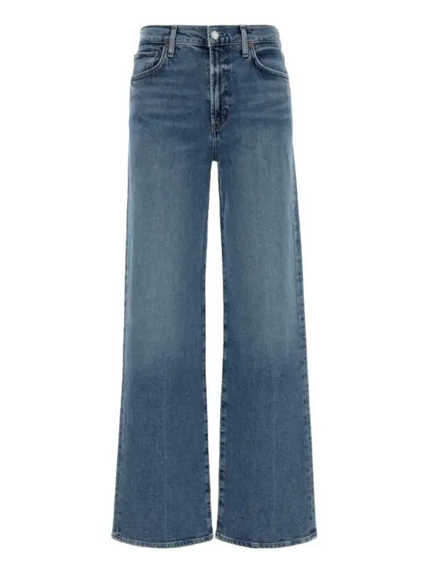 AGOLDE Harper High-rise Wide-leg Jeans - Blue