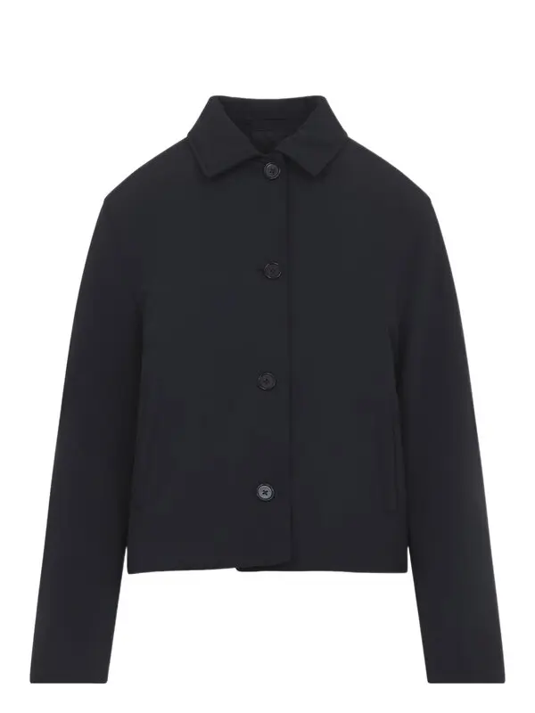 JIL SANDER Collared Button-up Jacket - Midnight