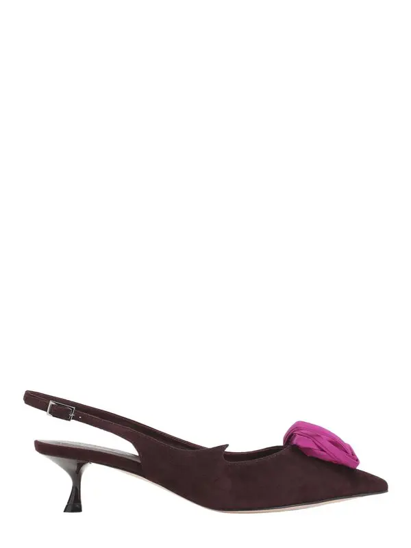 ROGER VIVIER Pointed-toe Slingback High-heeled Sandals With Adjustable Strap - Black